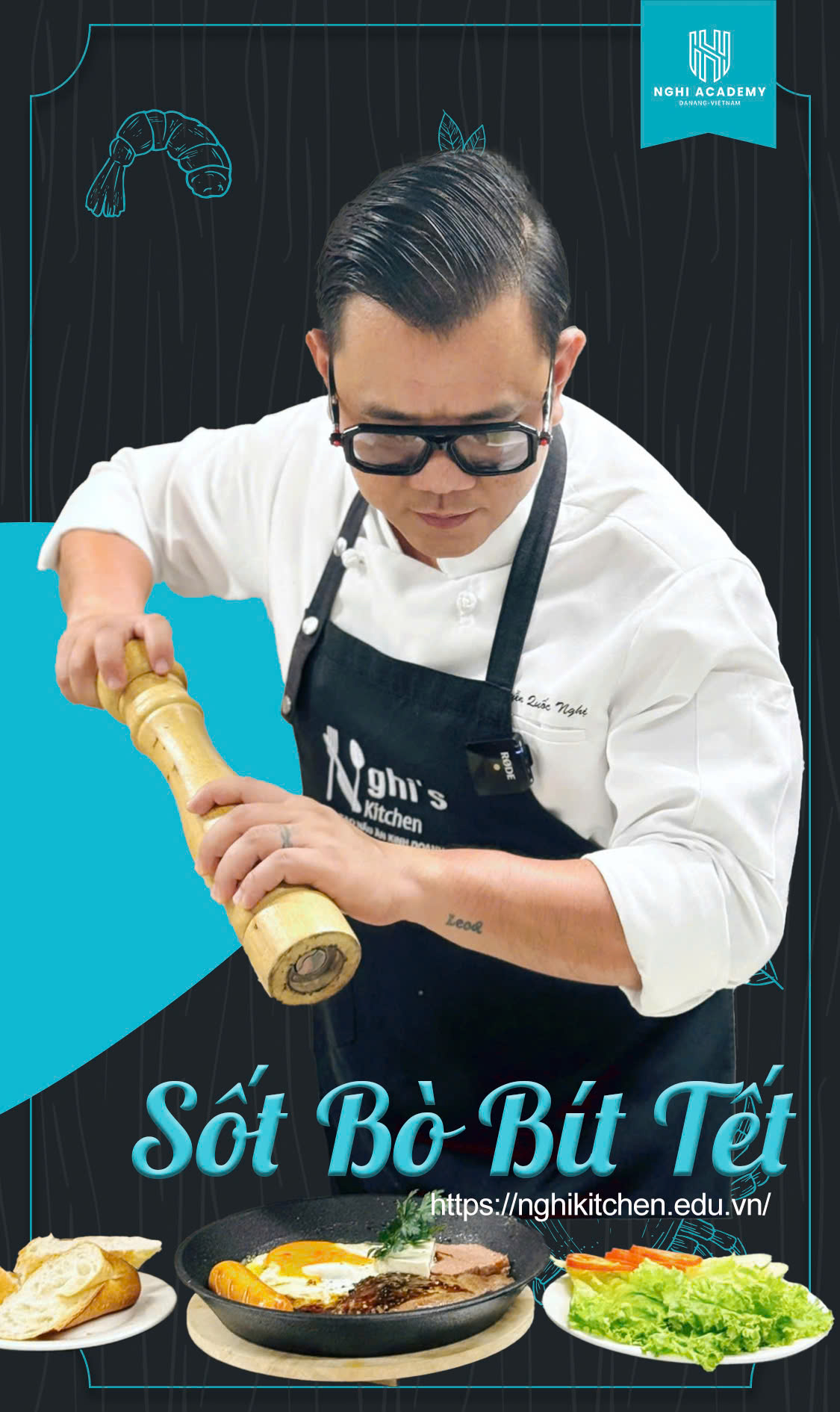 MV11 - KHOÁ HỌC MÓN SỐT BÒ BÍT TẾT - Nghị Kitchen