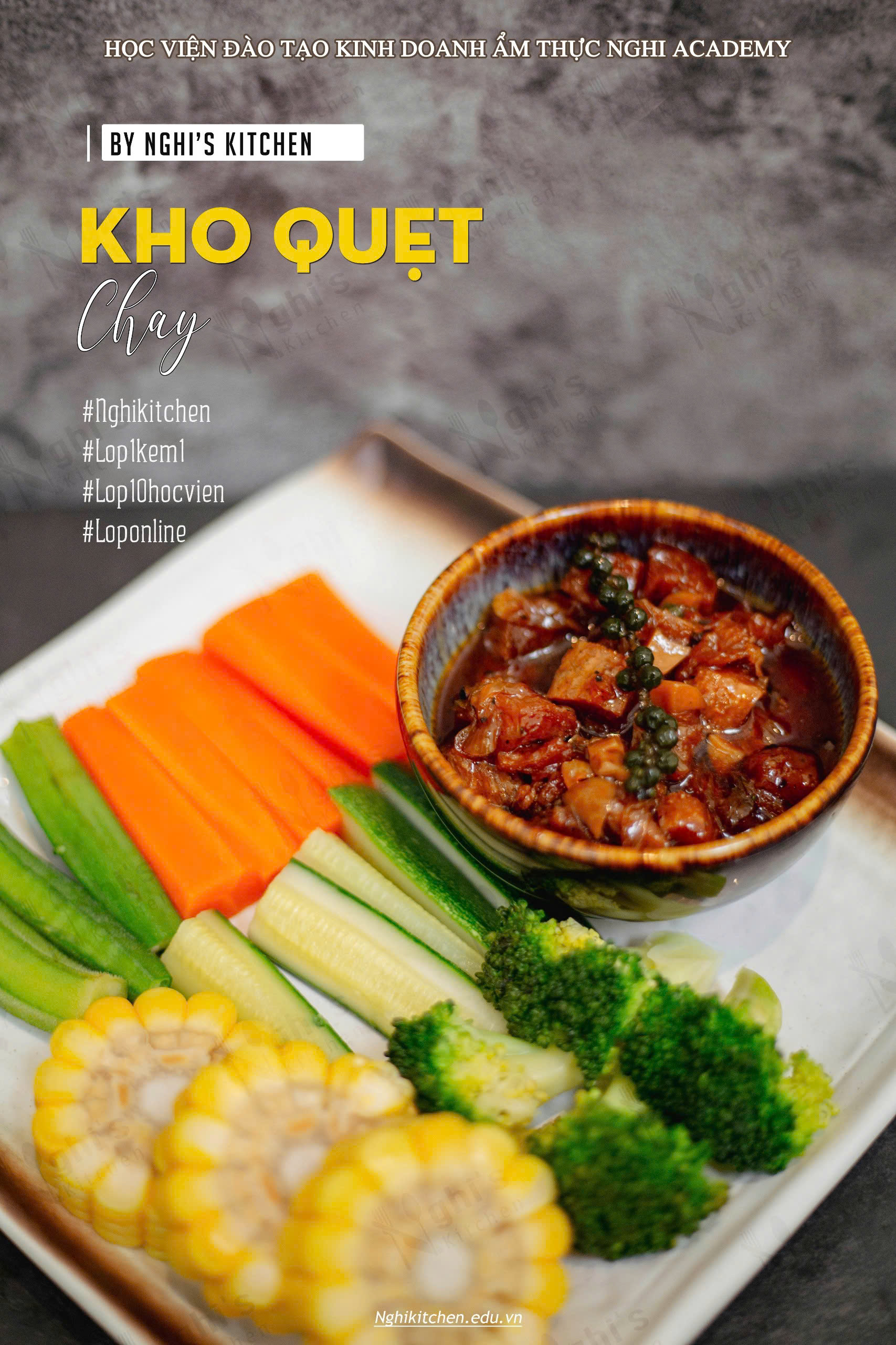 MV355 - KHÓA HỌC MÓN KHO QUẸT CHAY - Nghị Kitchen