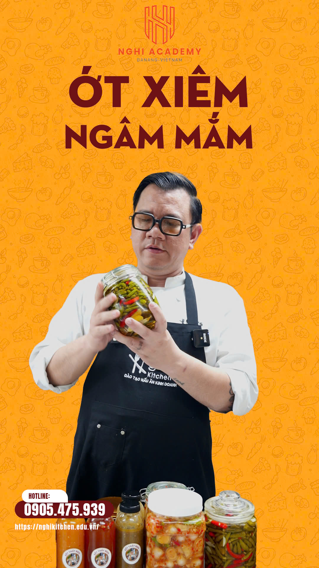 MV503 - KHÓA HỌC MÓN ỚT XIÊM NGÂM MẮM - Nghị Kitchen