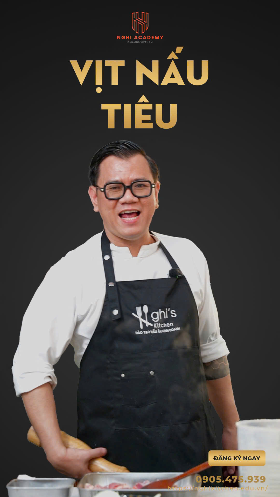 MV568 - KHÓA HỌC MÓN VỊT NẤU TIÊU - Nghị Kitchen